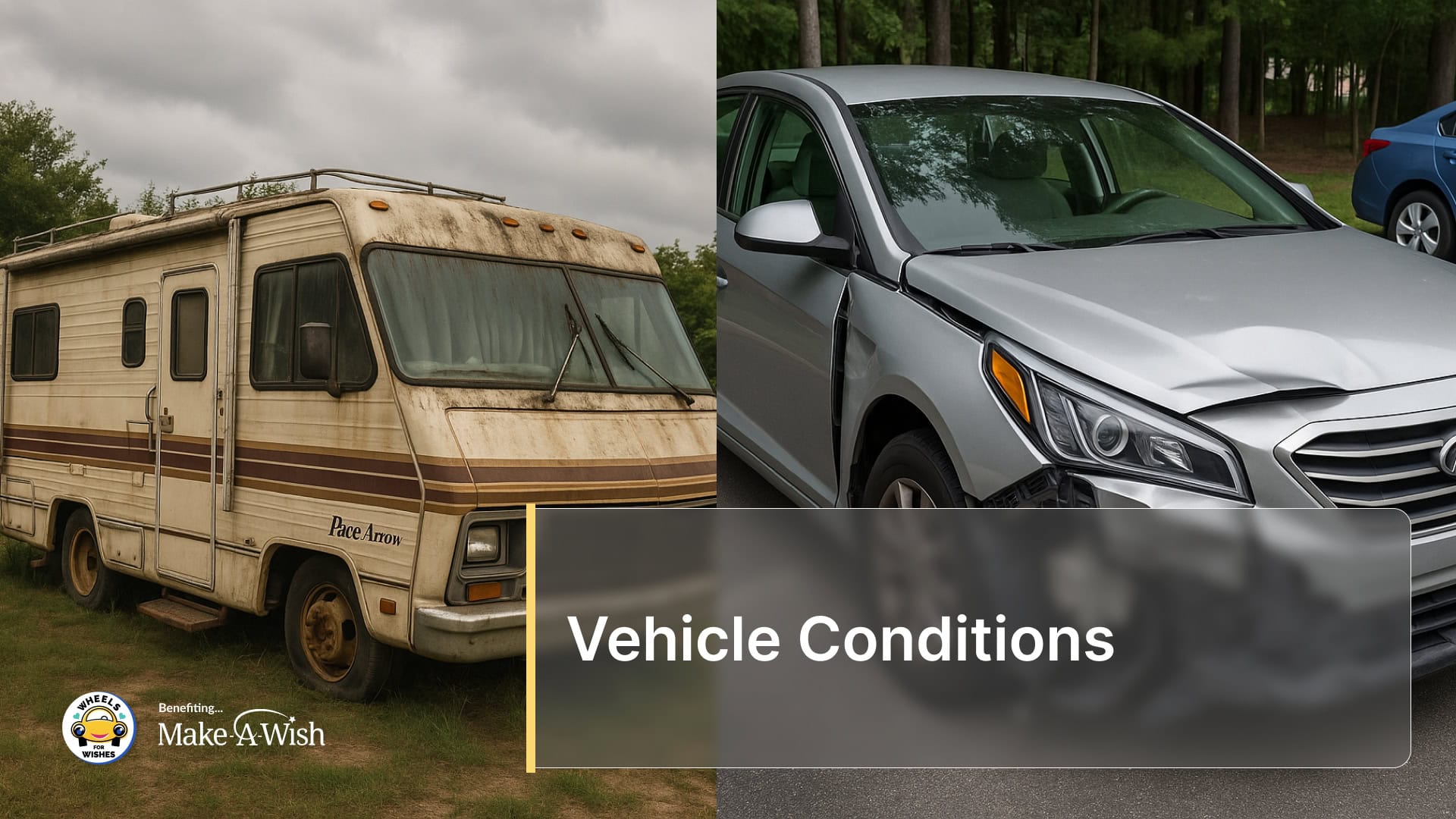 Types of Vehicles Accepted by Wheels for Wishes Car Donation