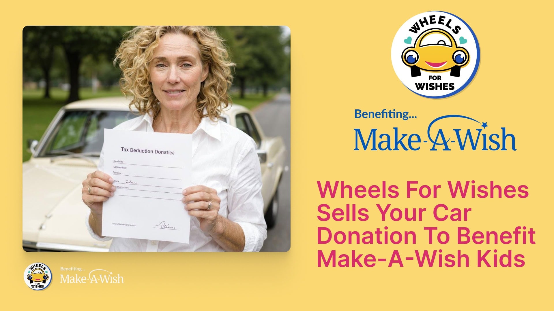 Wheels For Wishes Sells Car Donation, Benefits Make-A-Wish
