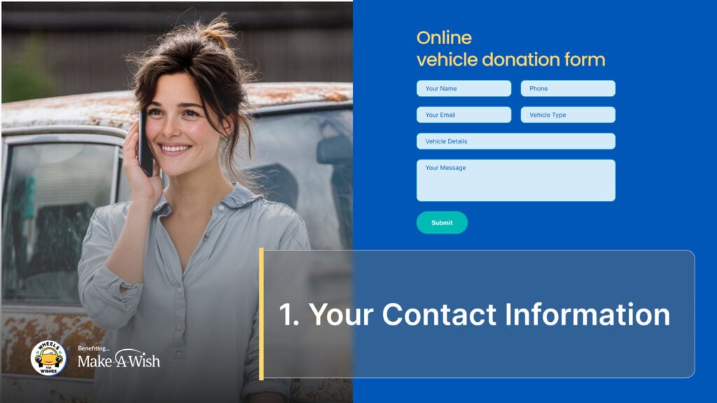Wheels For Wishes Vehicle Donation Form Process Guide